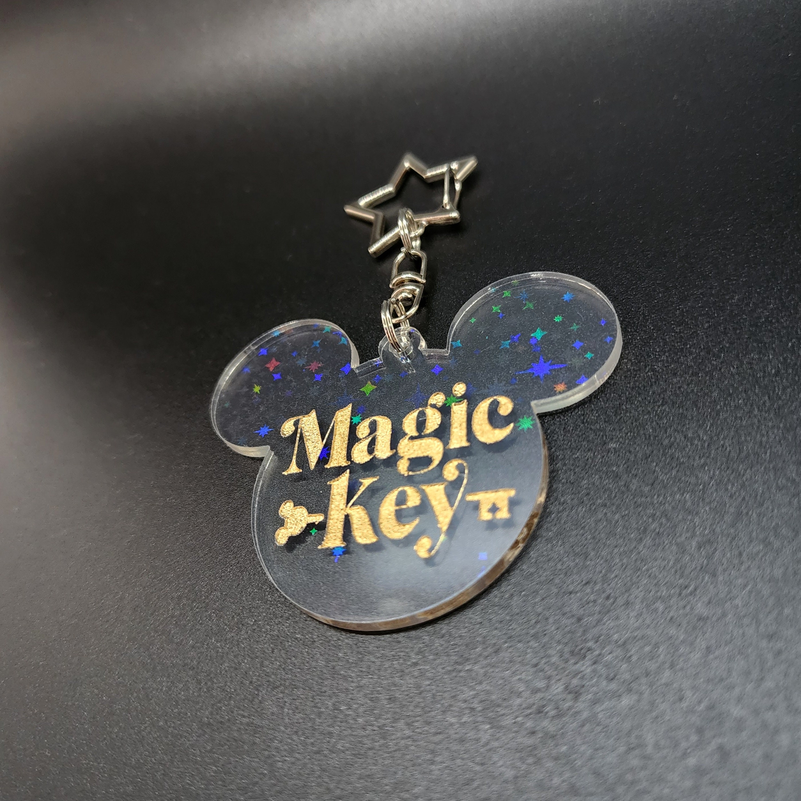 Starburst Magic Key Keychain | Mickey Minnie - Etsy