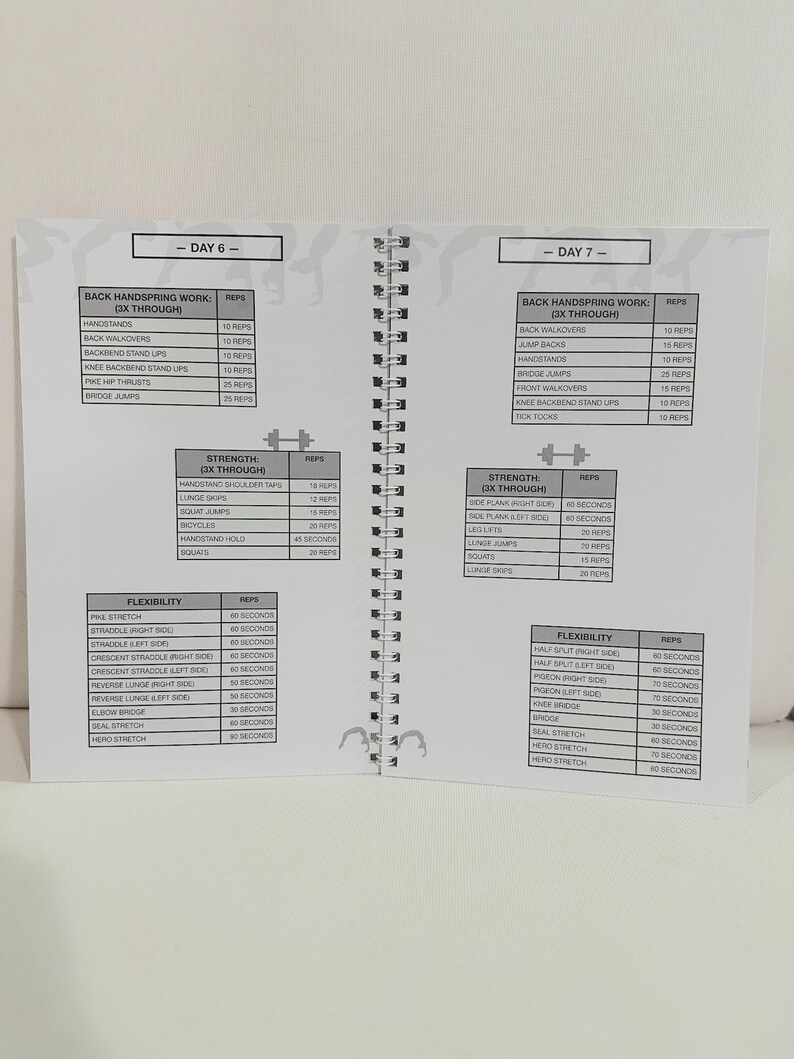 30 Days of Back Handspring Workouts, Dance Training Guide, Dance ...