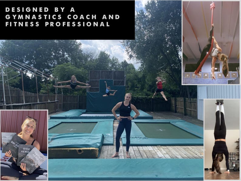 Handstand Drills Printable, Gymnastics Training Sheet, Gymnastics ...