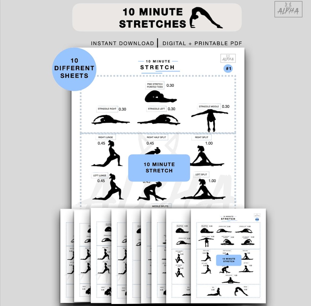 10 Minute Gymnastics Stretches, 10 Minute Stretches, Cheer Stretches ...