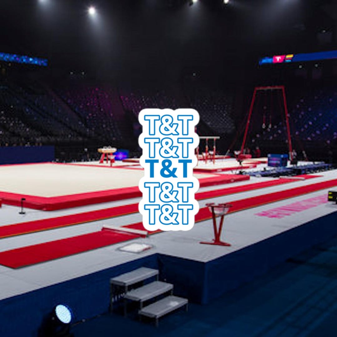 T&T Sticker, Tramp and Tumble Sticker, Trampoline and Tumbling Sticker ...