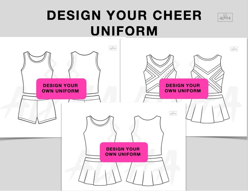 Cheer Uniform Coloring Page, Cheer Uniform Coloring Template, Cheer ...