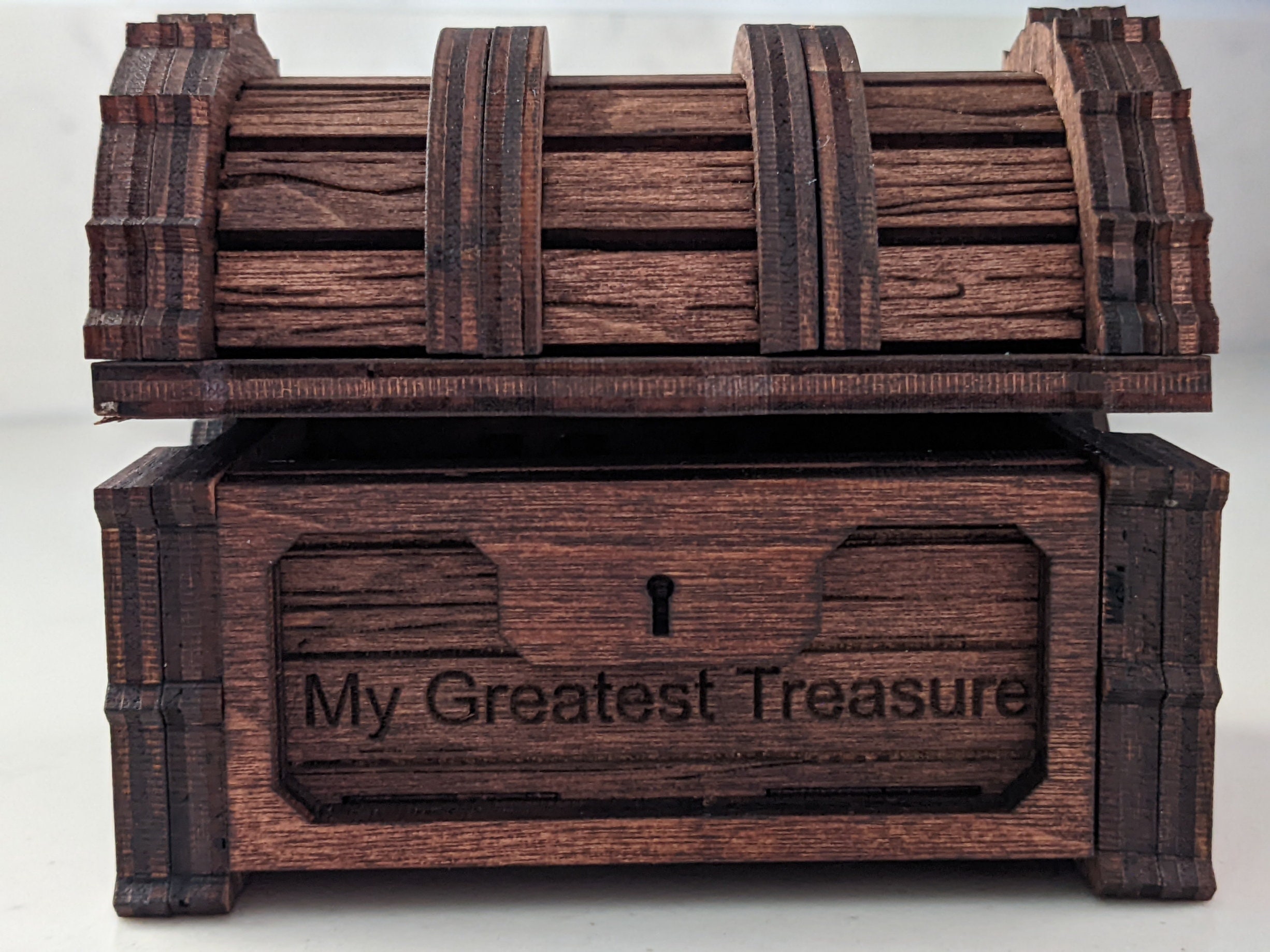 My Greatest Treasure - Treasure Chest With Bible & Scripture(matt. 6:21 ...
