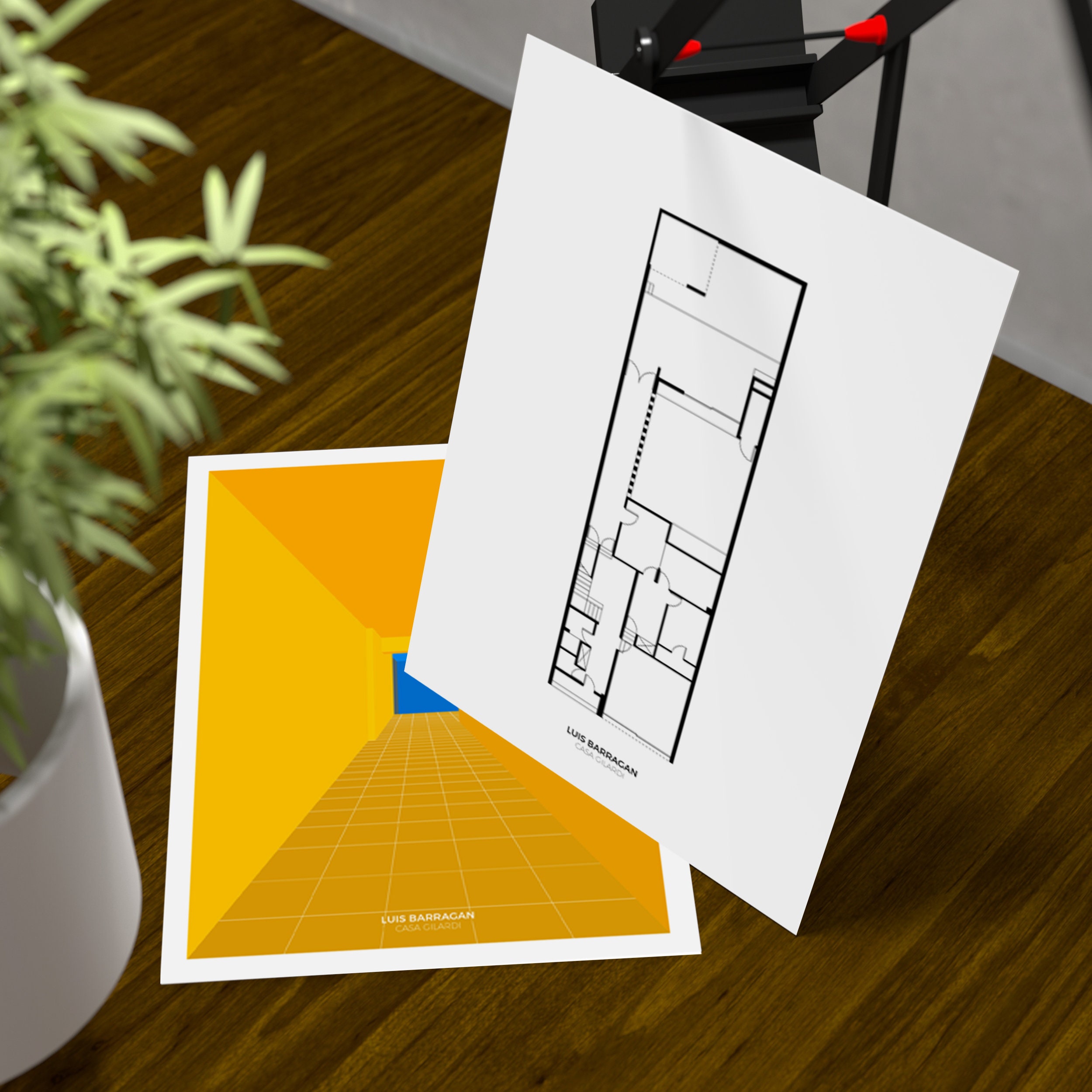 Luis Barragan . Casa Gilardi . Floor Plan . Minimal Architecture ...