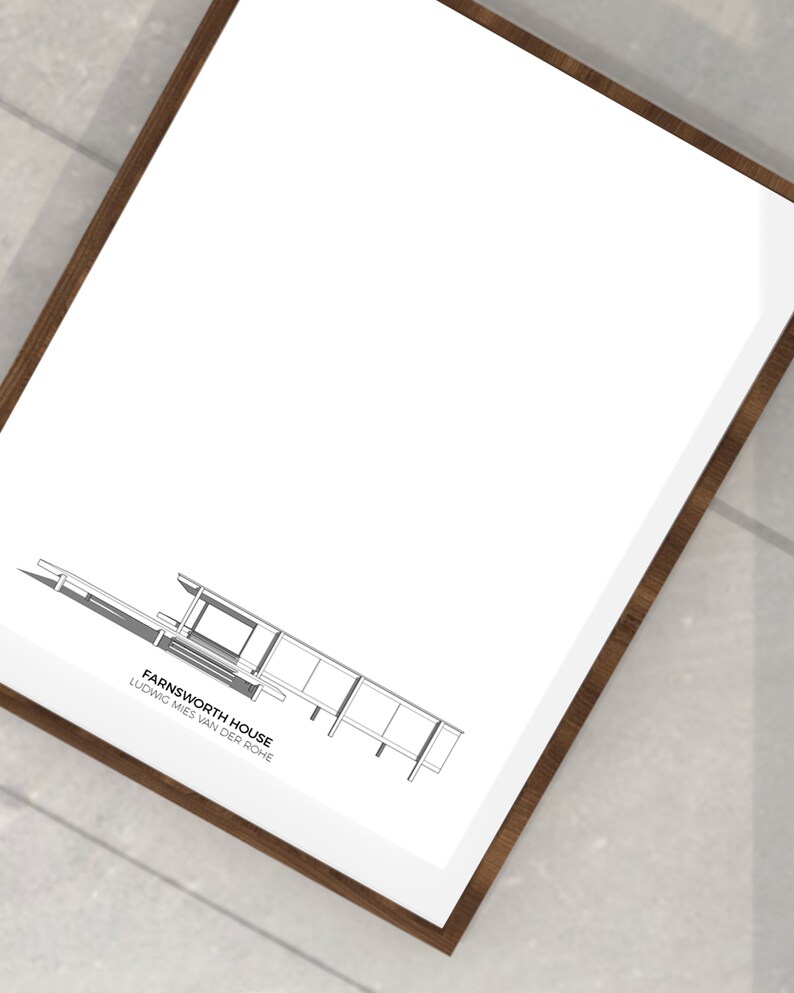 Ludwig Mies Van Der Rohe . Farnsworth House . Minimal Architecture ...