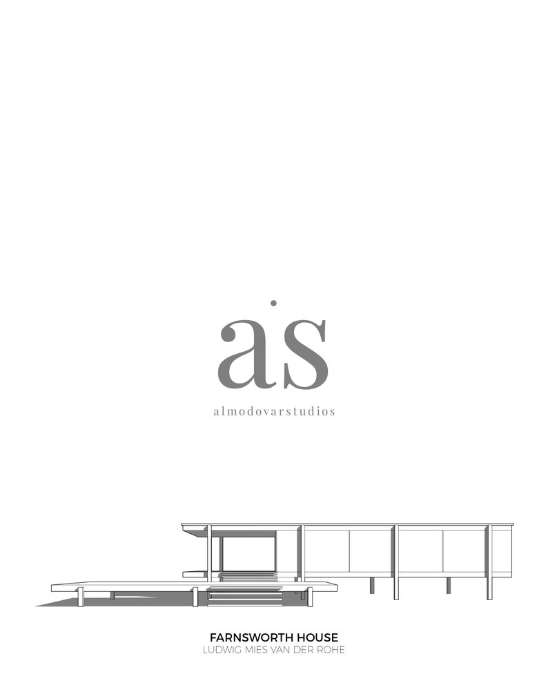 Ludwig Mies Van Der Rohe . Farnsworth House . Minimal Architecture ...
