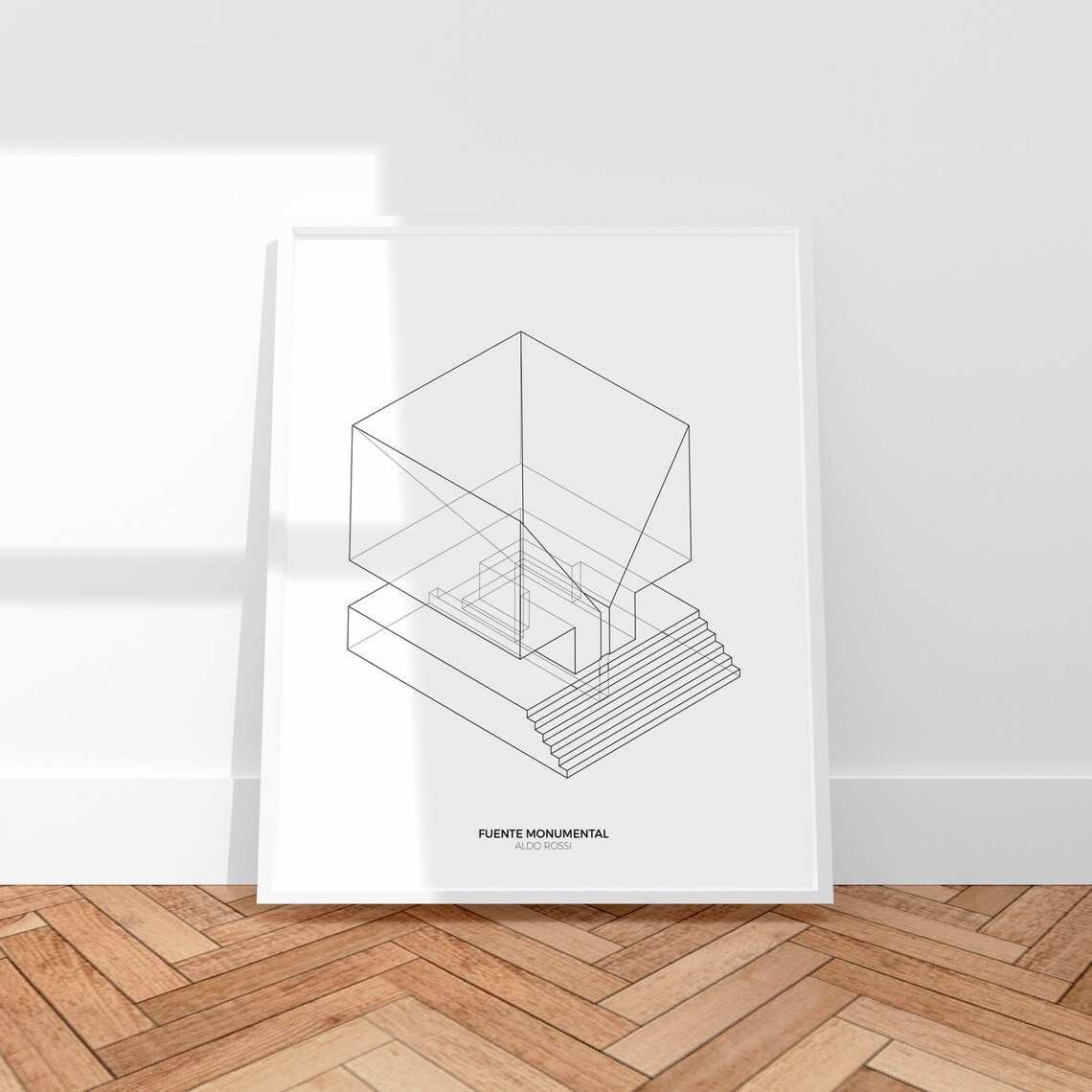 Aldo Rossi . Fuente Monumental . Minimal Architecture Illustration ...