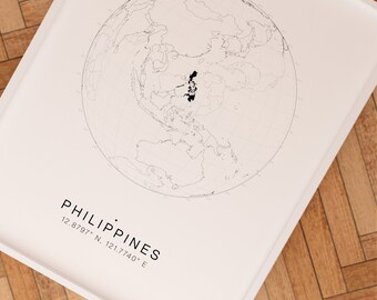 Italy . Minimalist Map . Digital Download - Etsy