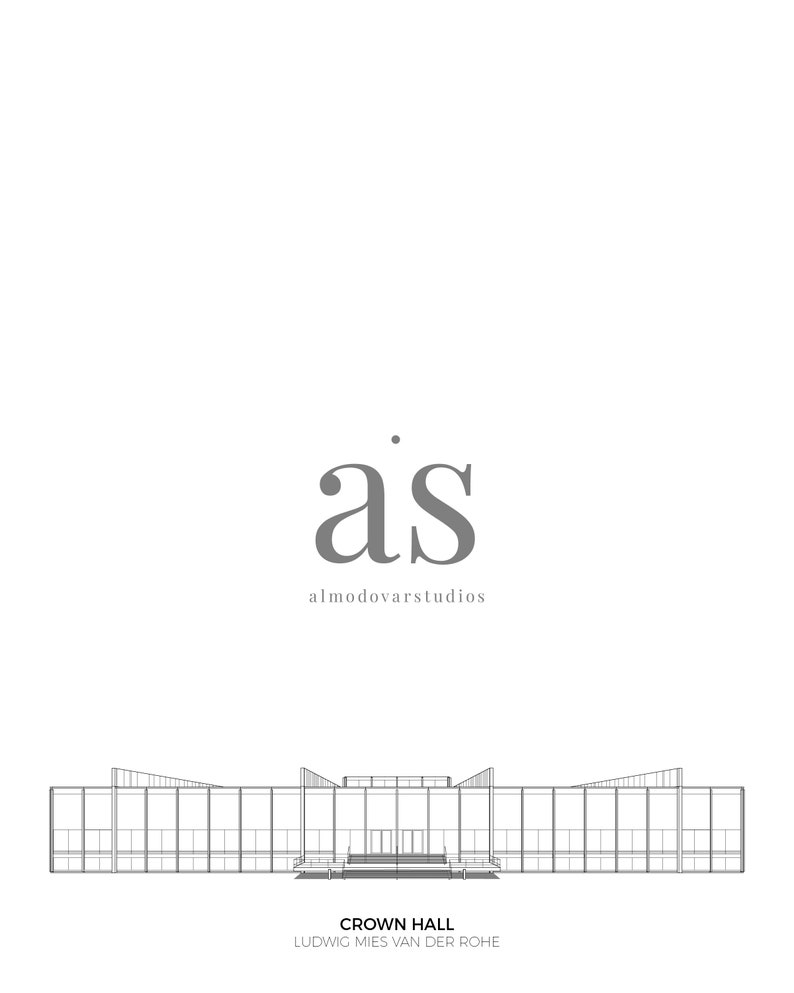 Ludwig Mies Van Der Rohe . Crown Hall . Minimal Architecture ...