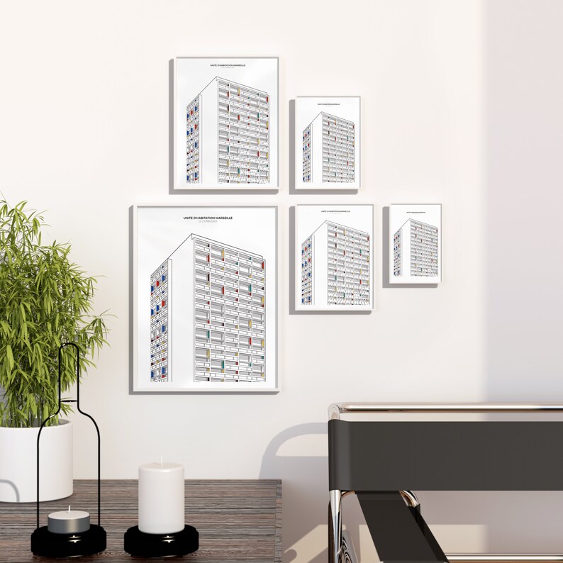 Le Corbusier . Unite D'habitation Marseille . Minimal Architecture ...