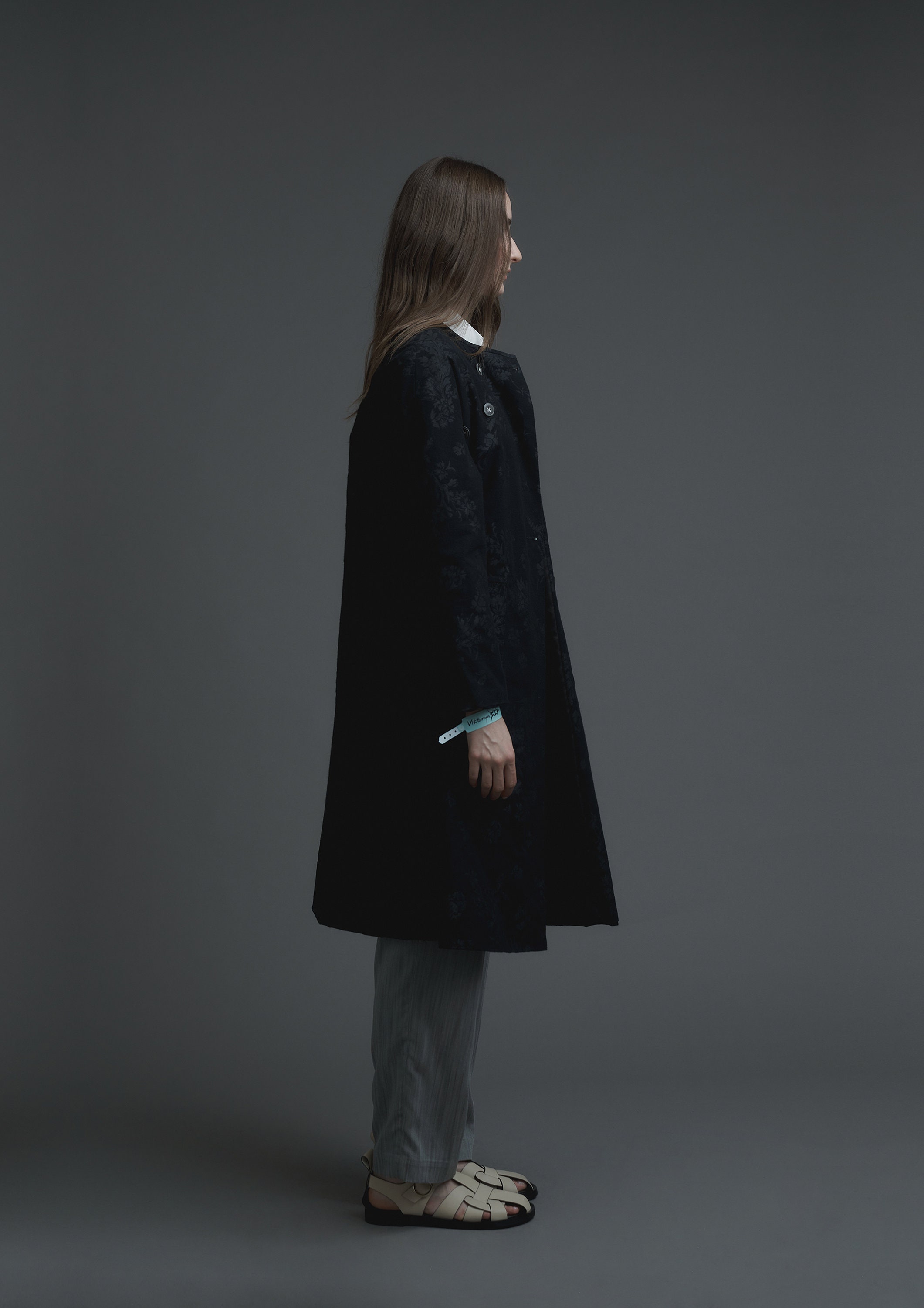 Patient Quilted Coat in Black Floral Cotton - Etsy