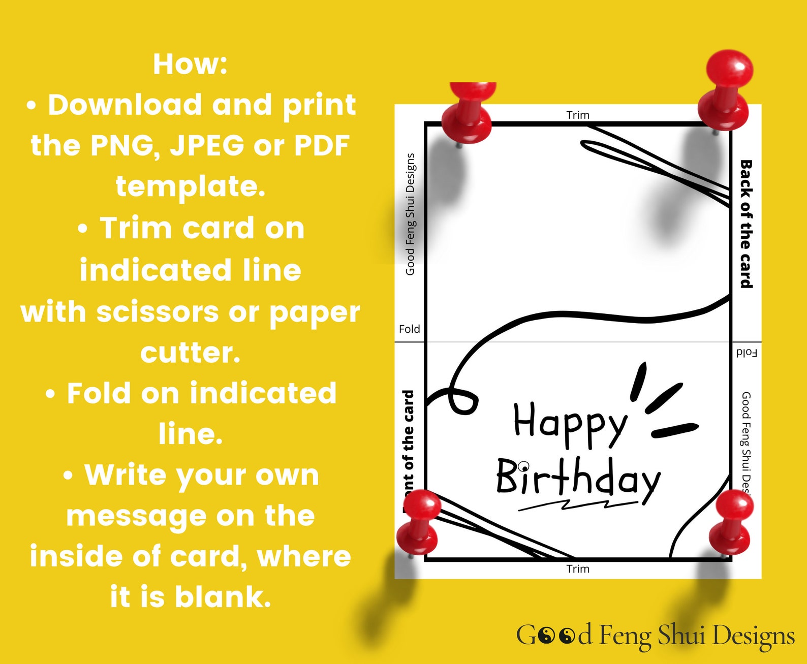 Printable Line Art Birthday Card, Happy Birthday Card, Friend Bday Card ...