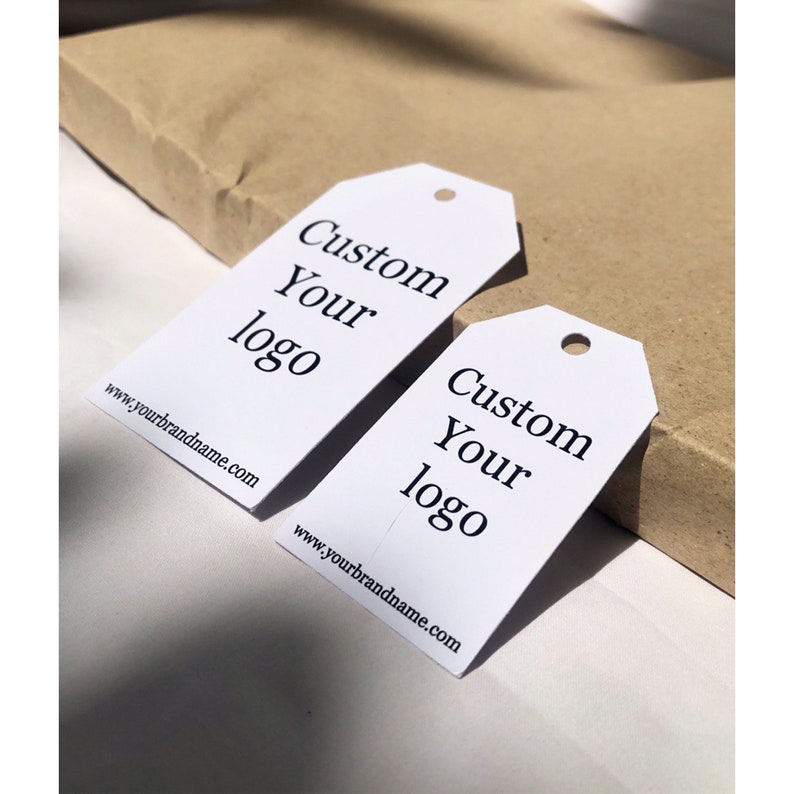 Custom Hang Tags Print With Your Logo, Personalize Small Tags - Etsy