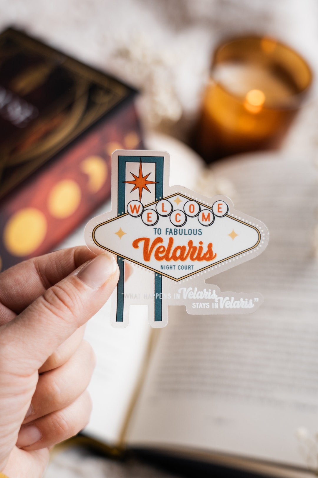 ACOTAR Velaris Sticker A Court of Thorns and Roses Sarah J Maas Bat ...