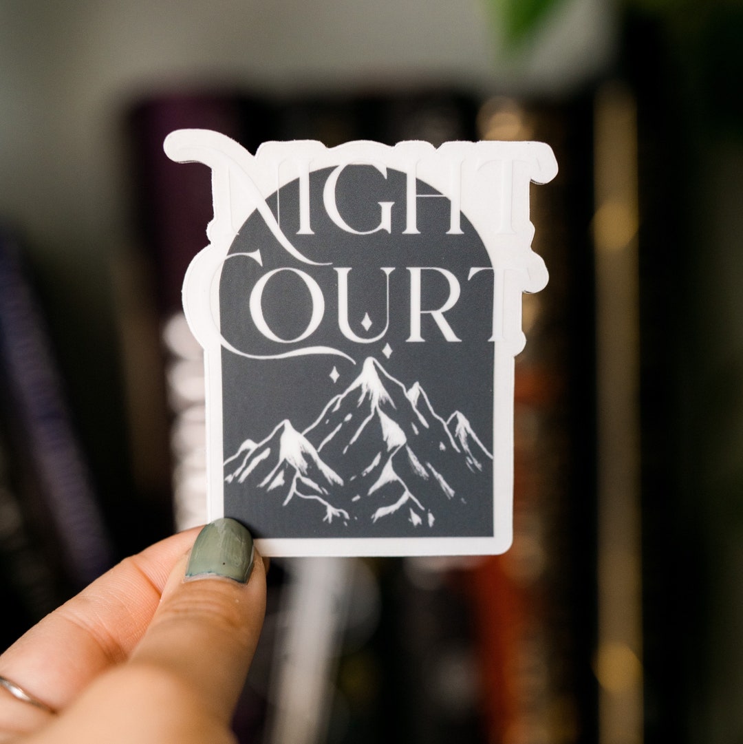 Night Court Sticker clear ACOTAR Sticker Bookish Sticker Kindle ...