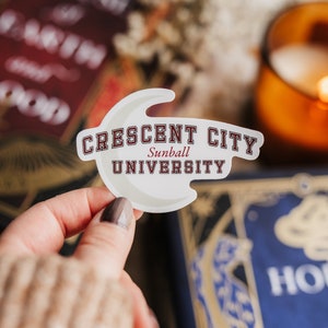 CCU Sunball Sticker Crescent City Sticker Sarah J Maas Bookish Sticker ...