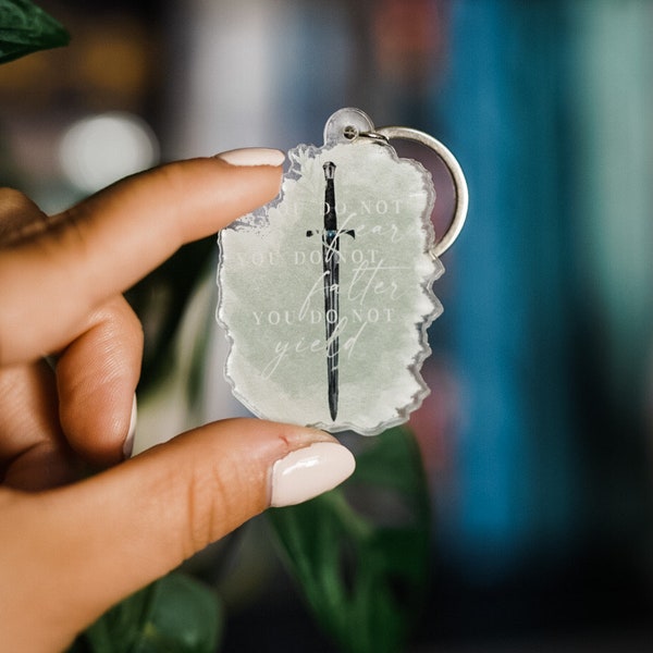 Bookish Keychain - Etsy