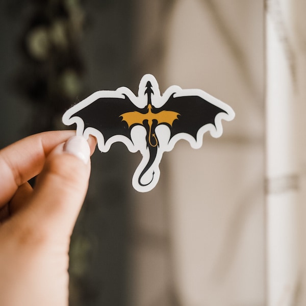 Fourth Wing Dragons Sticker - Etsy
