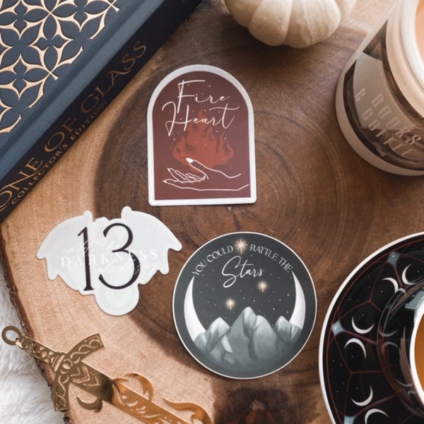 Sarah J Maas Stickers Bundle - Etsy