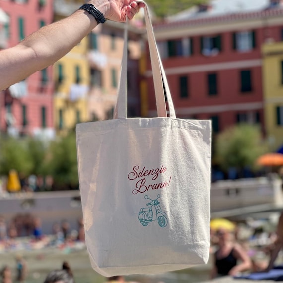 Silenzio Bruno Tote Bag / Luca Tote Bag / Silenzio Bruno / - Etsy