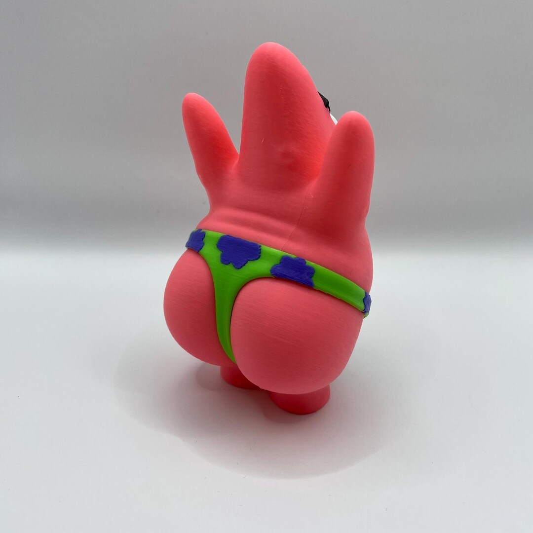 3D Printed Patrick Star Figurine - Etsy