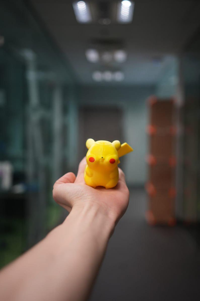 Pokemon Pikachu Fat Chubby Figurine 3D Printed - Etsy