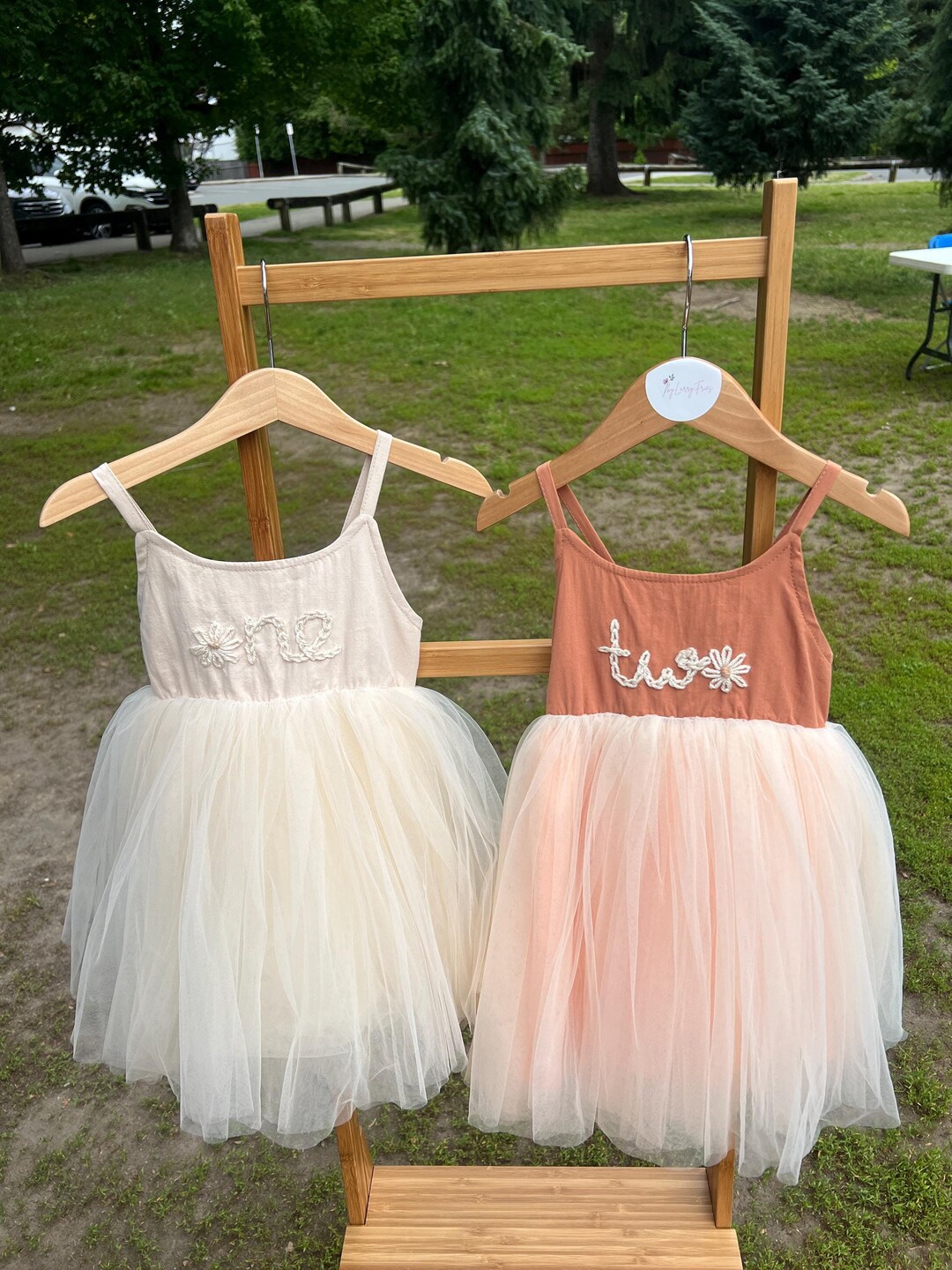 Princess Tutu Dress| Hand Embroidered Tutu Dress | Personalized ...