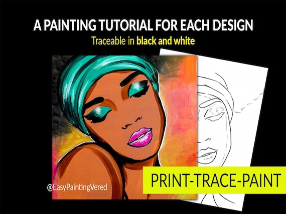 Craft Supplies & Tools Paper & Surfaces Pre-sketched Printable Stencil ...