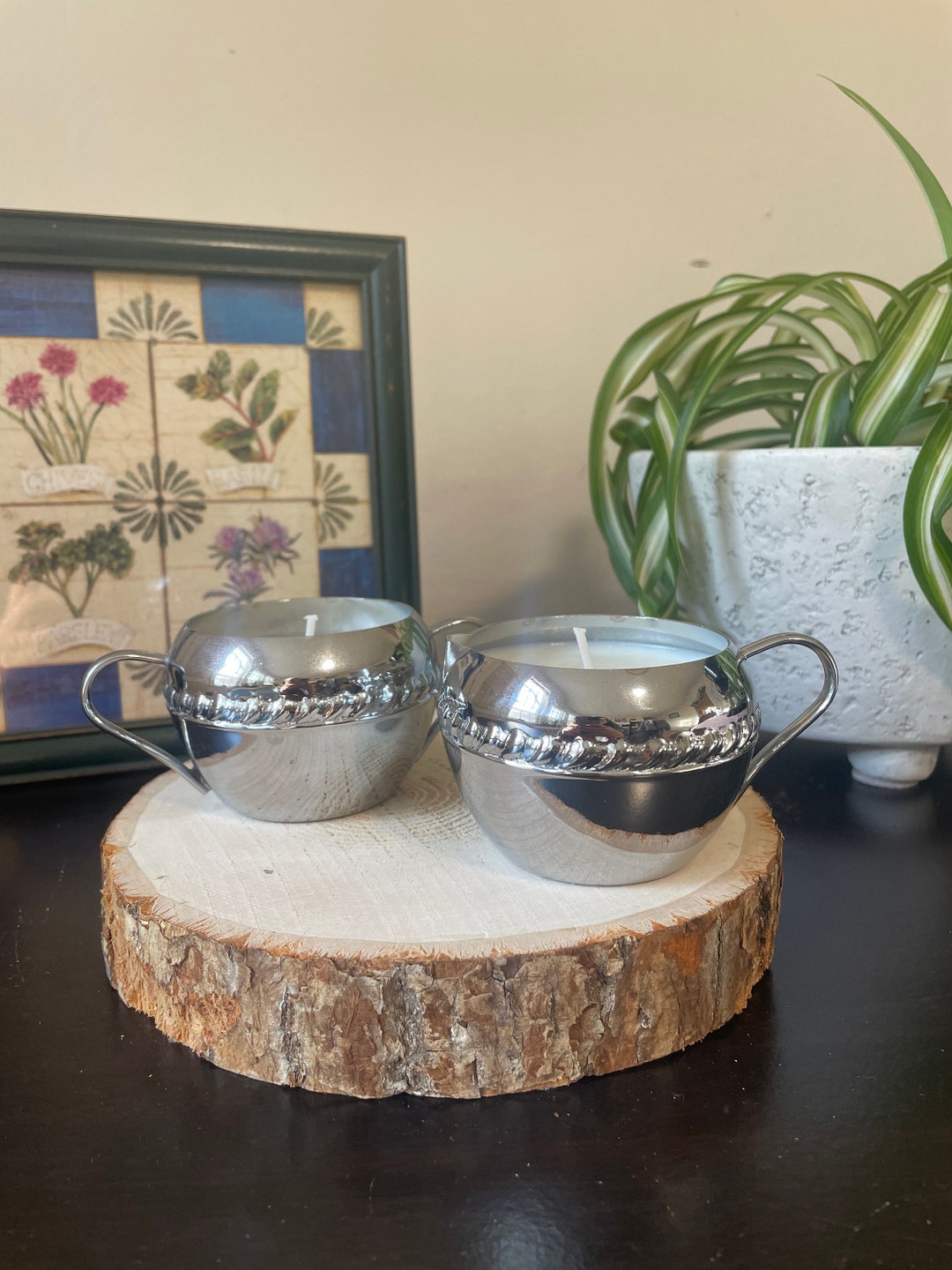 2 Piece Tea Set Candles - Etsy