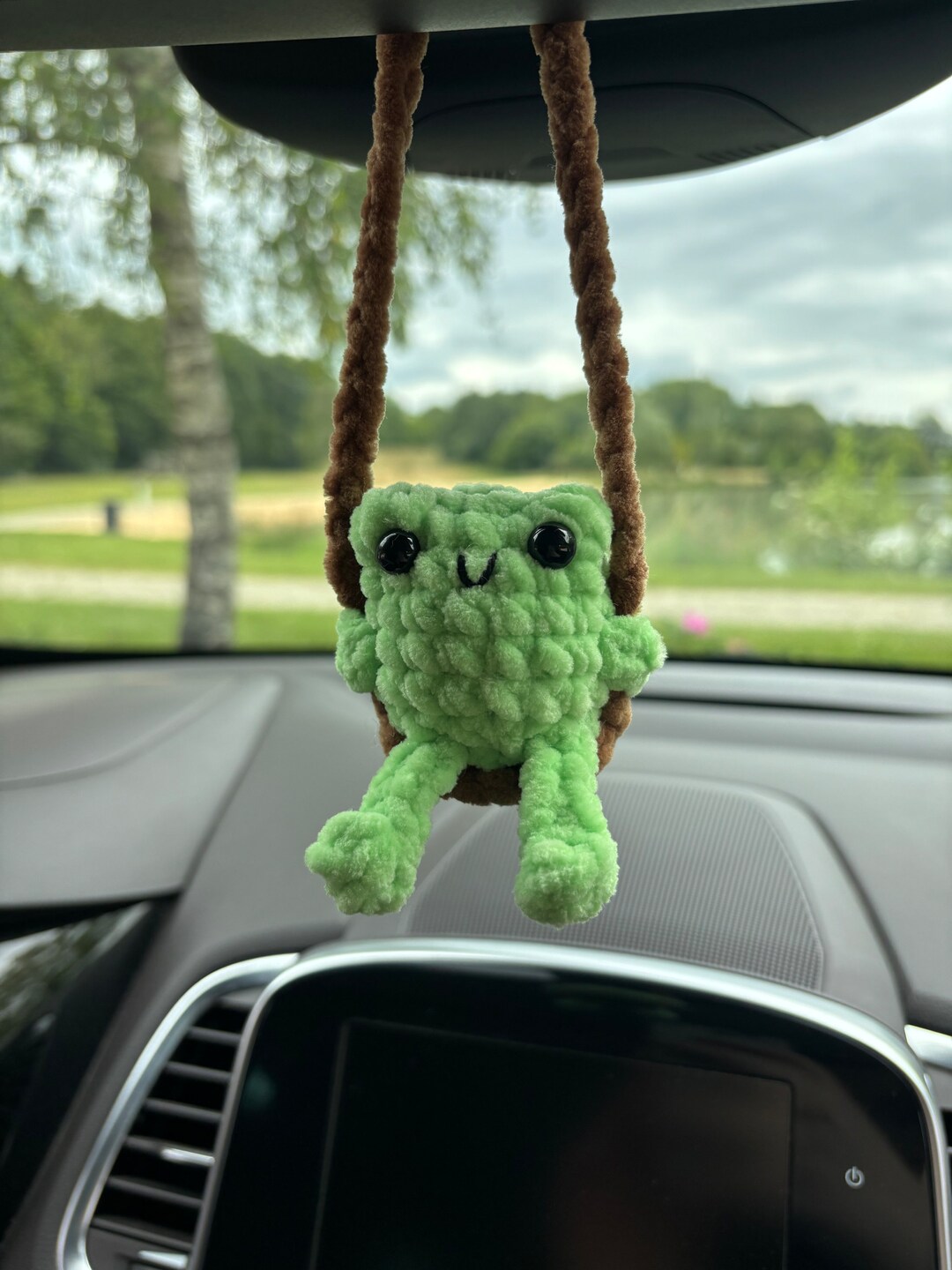 Retro Crochet Frog/frog Chick Decoration - Etsy