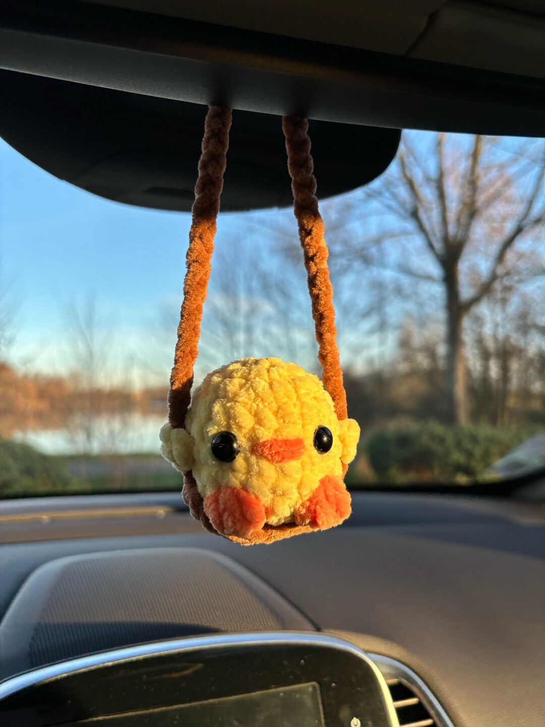 Retro Crocheted Chick/duck Decoration - Etsy