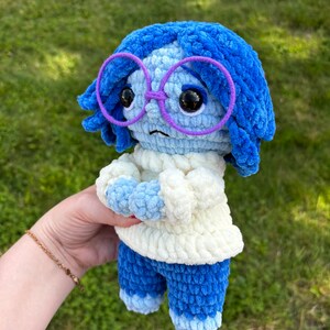 Crochet Pattern: Sadness, PDF, Amigurumi (english and French Version ...