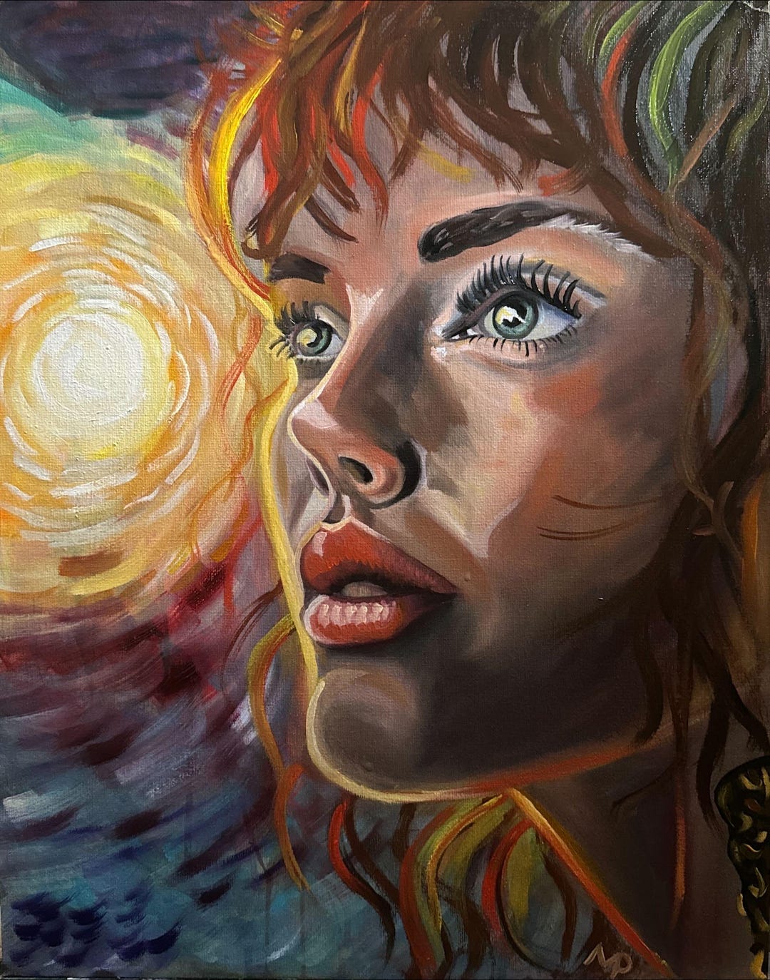 See the Vision - Woman Art - Home Decor -original Oil Painting - Etsy