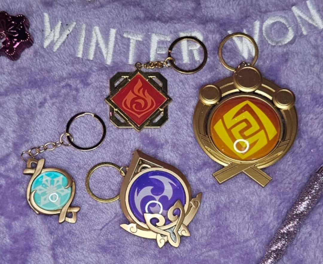 Genshin Impact Eye of God Glow-in-the-dark All Four Nations - Etsy