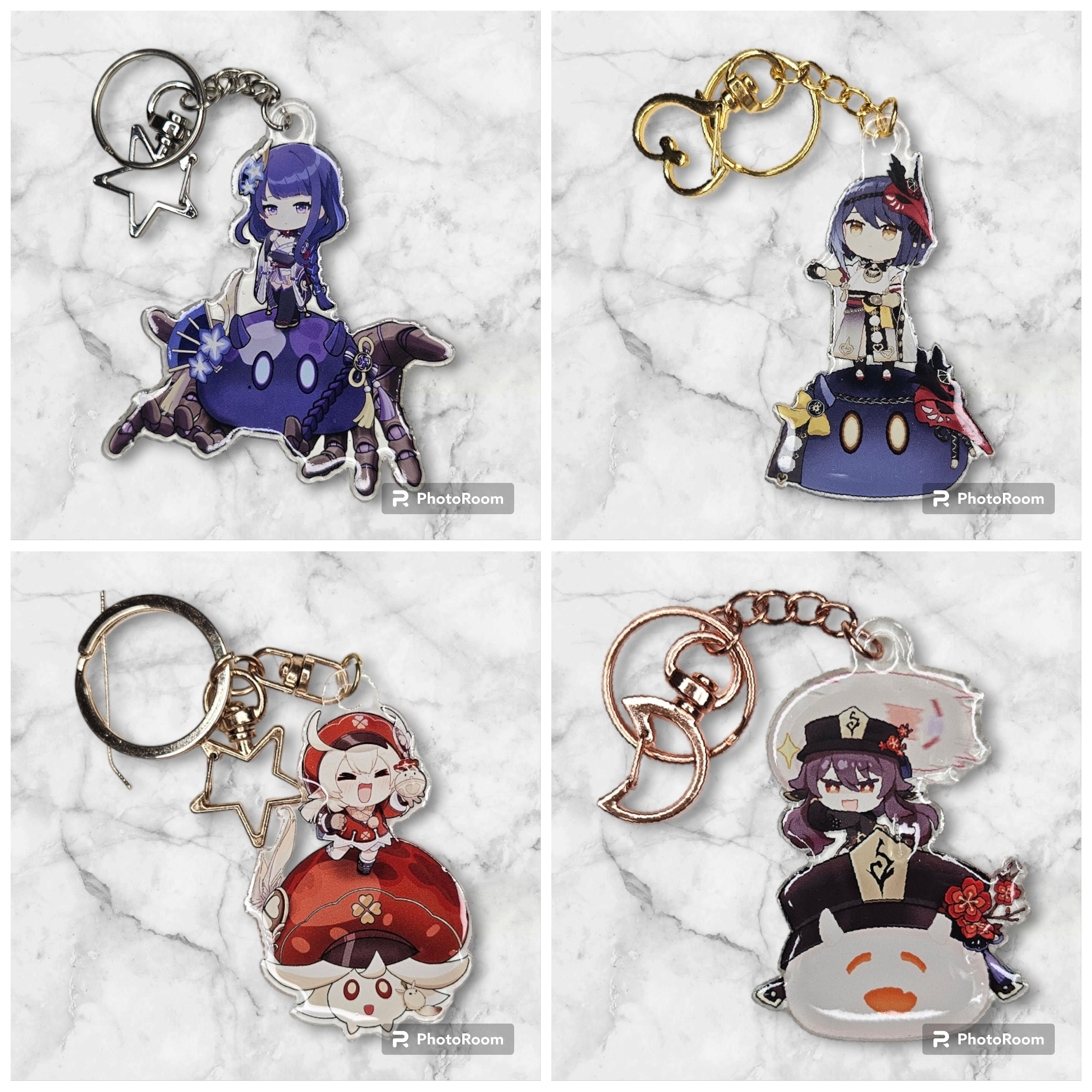 New Slime Character Keychain Genshin Impact Inspired - Etsy