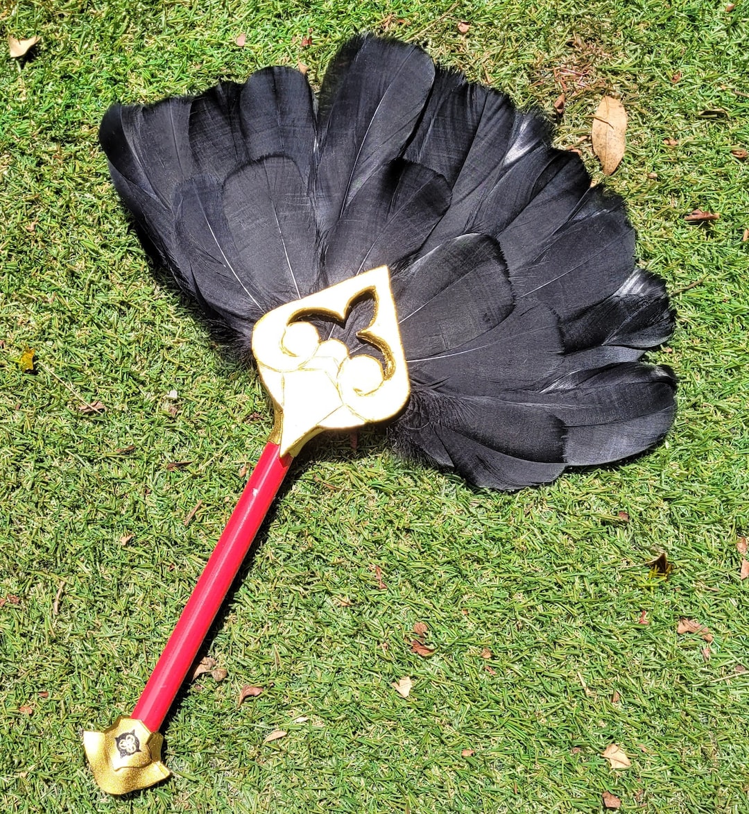 Genshin Impact Tengu Fan Kujou Sara Inspired - Etsy