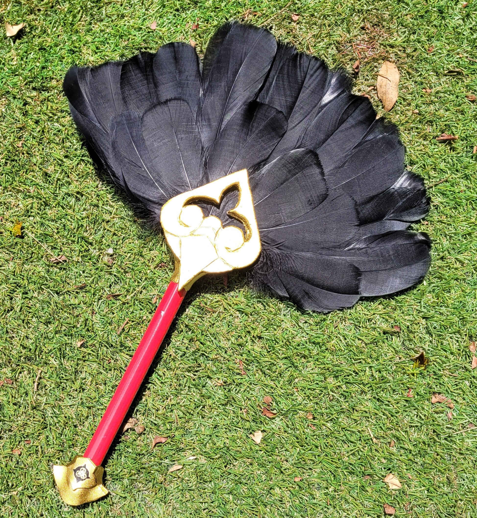 Genshin Impact Tengu Fan Kujou Sara Inspired - Etsy