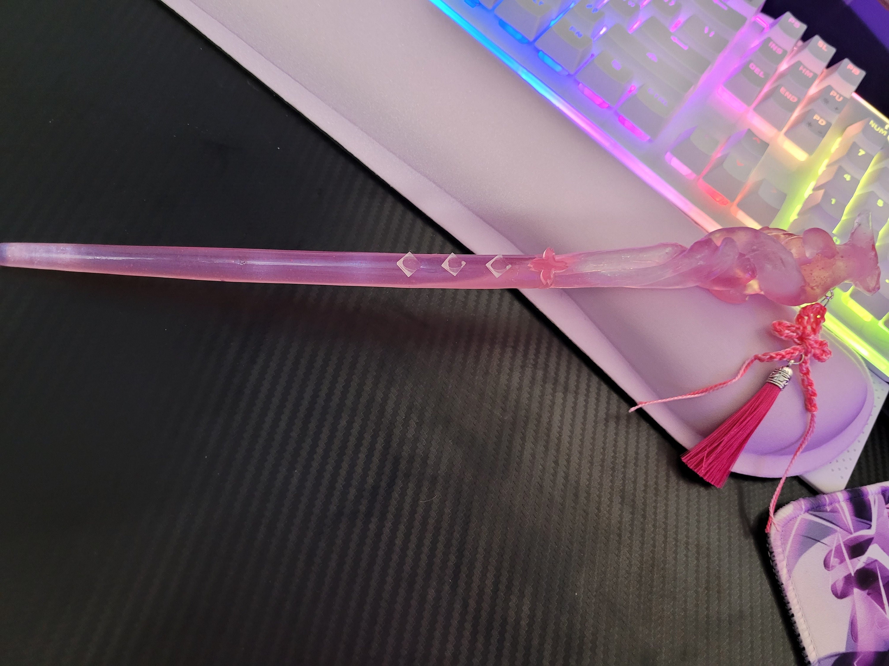 Yae Miku Inspired Magic Wand From Genshin Impact - Etsy