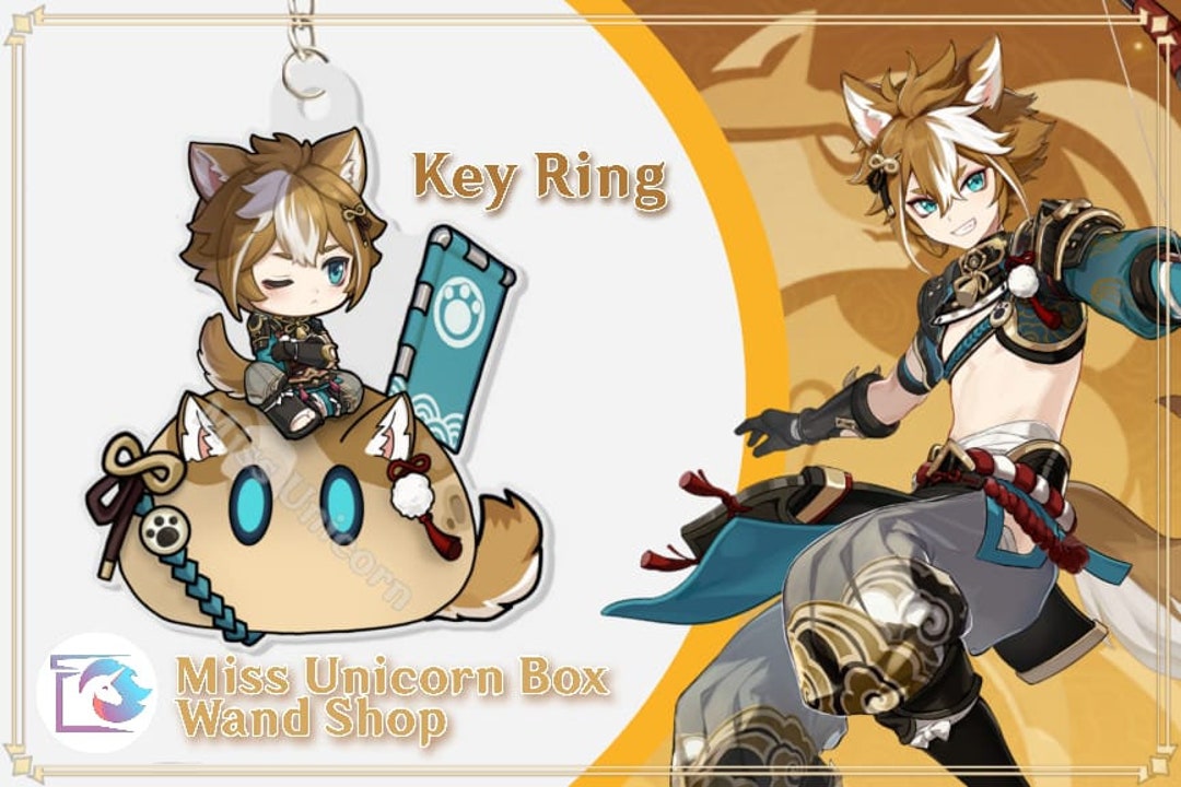 New Slime Character Keychain Genshin Impact Inspired - Etsy