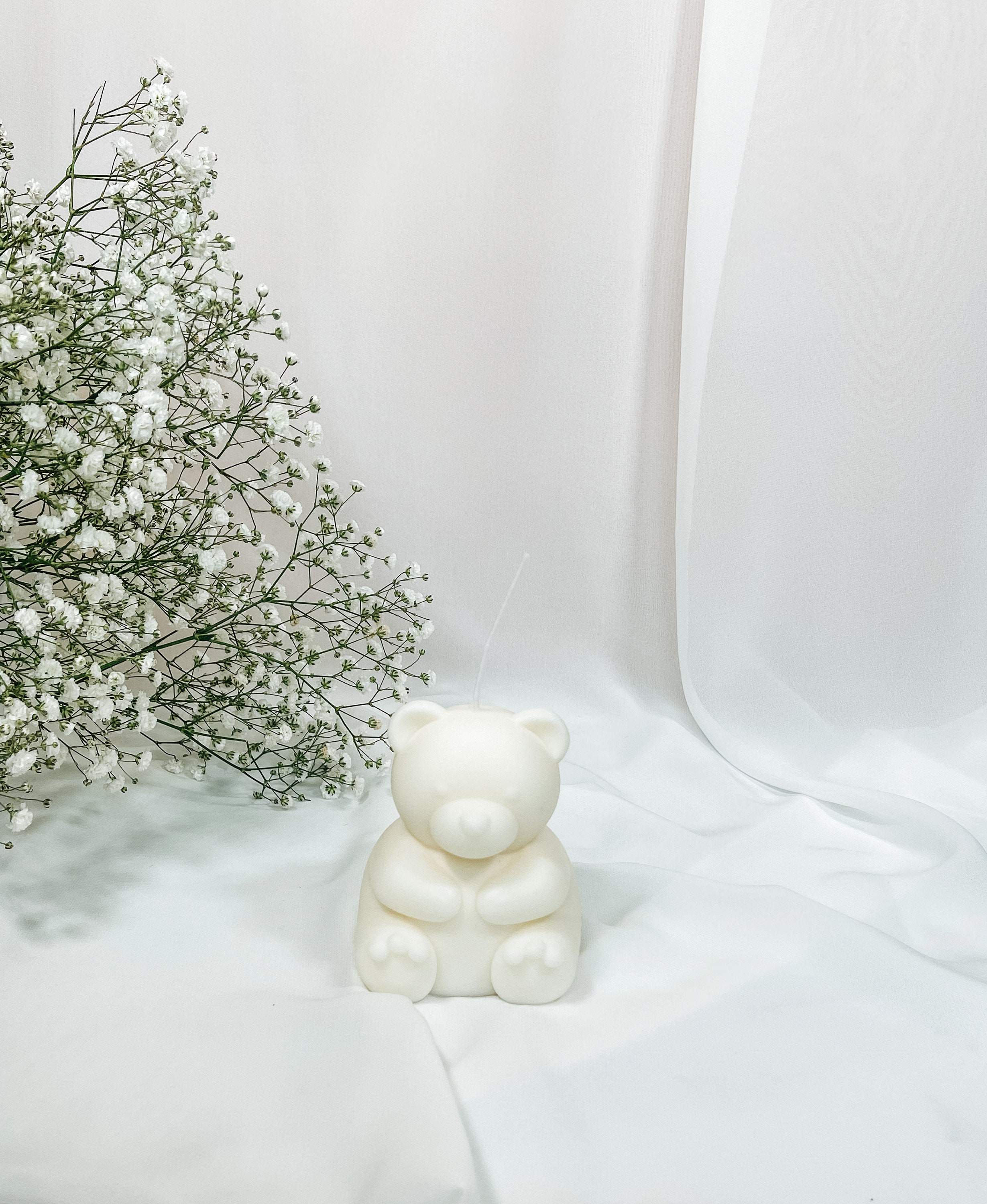 Large Teddy Bear Virgin Coconut Soy - Etsy