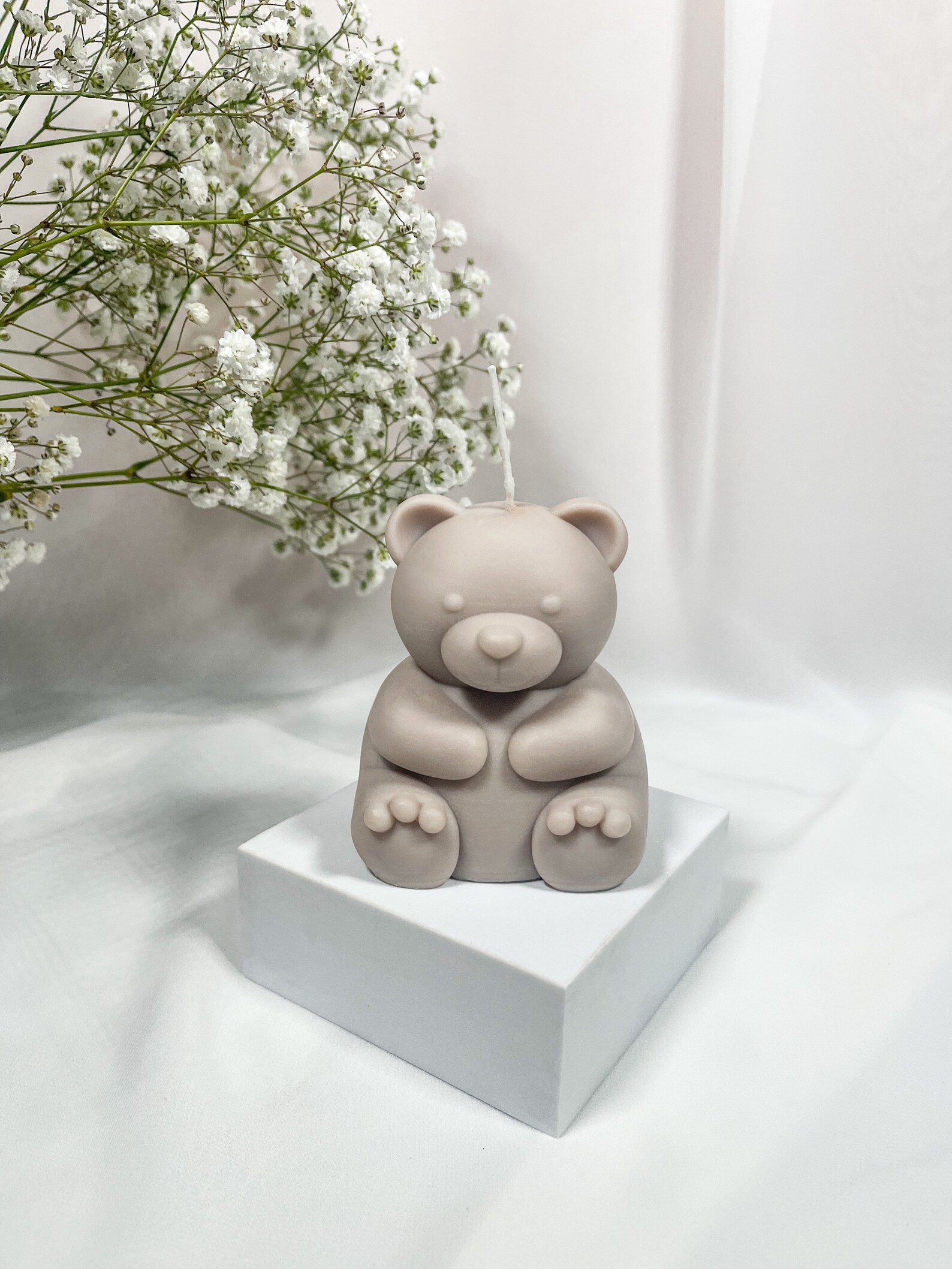 Large Teddy Bear Virgin Coconut Soy - Etsy