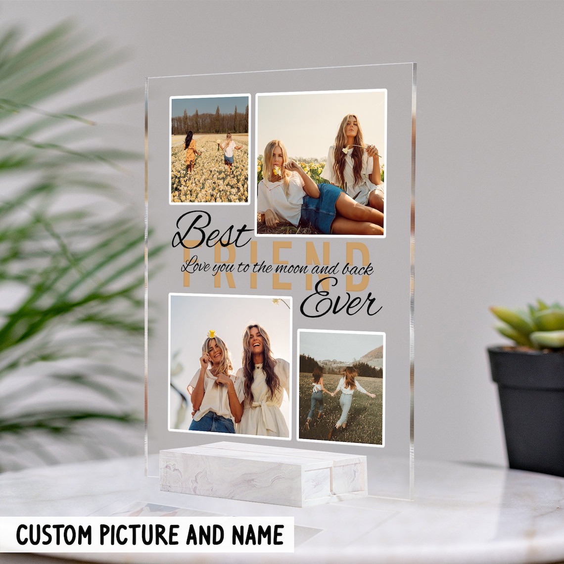 Personalised Photo Plaque for Best Friend Best Friend Gift - Etsy