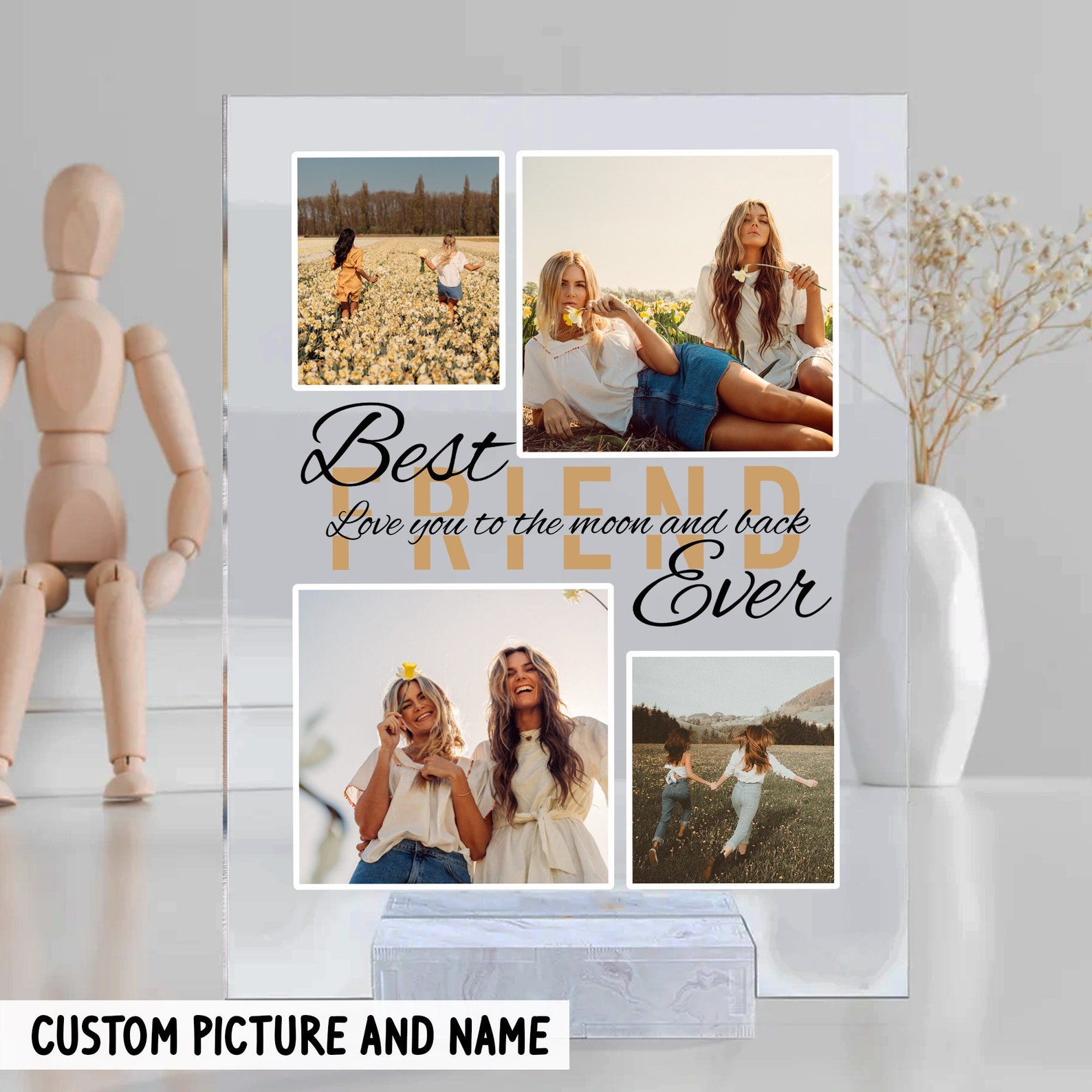 Personalised Photo Plaque for Best Friend Best Friend Gift - Etsy