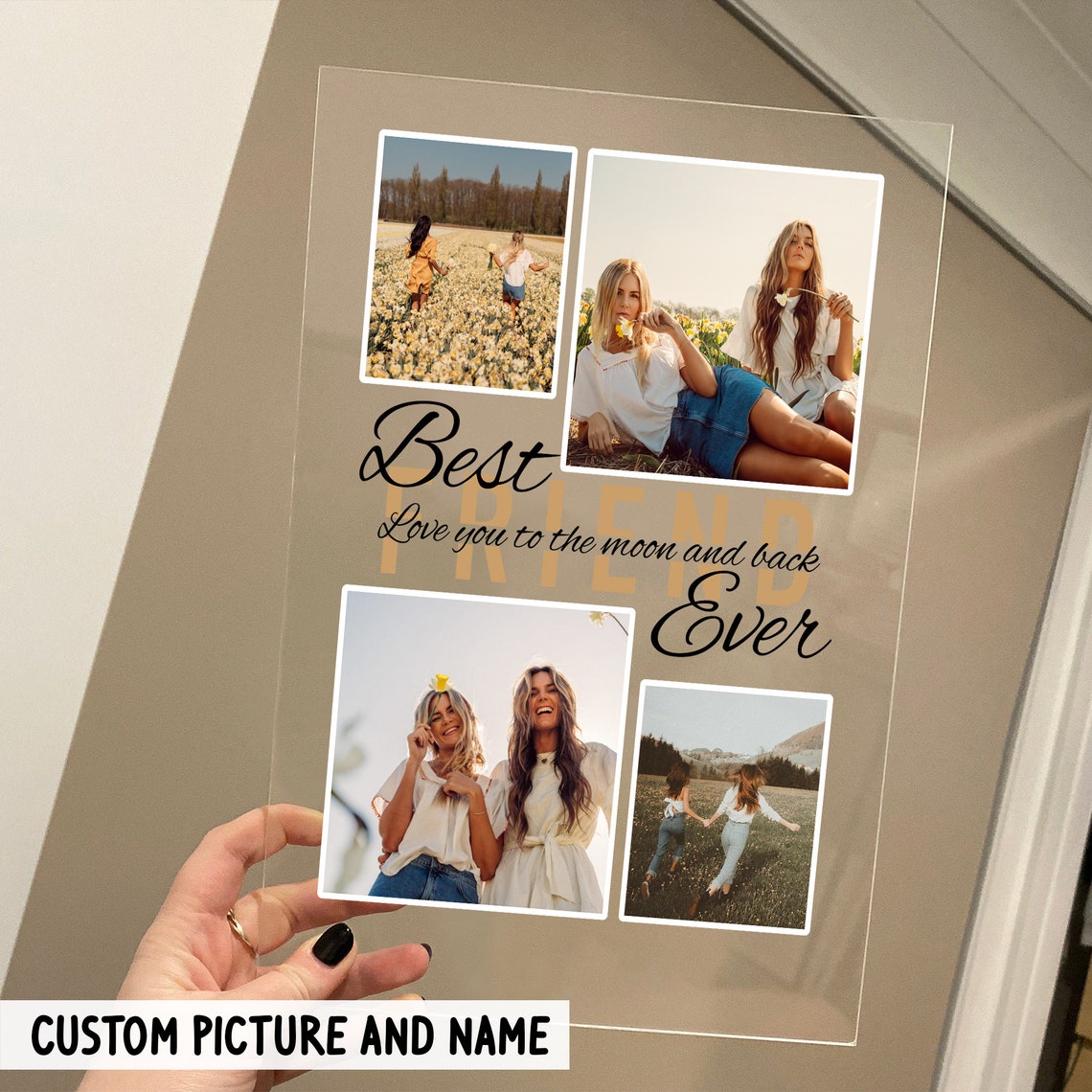 Personalised Photo Plaque for Best Friend Best Friend Gift - Etsy