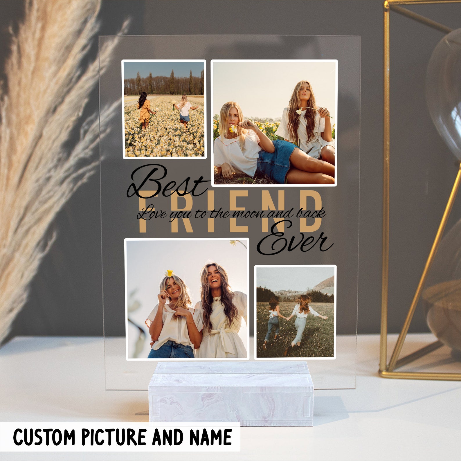 Personalised Photo Plaque for Best Friend Best Friend Gift - Etsy