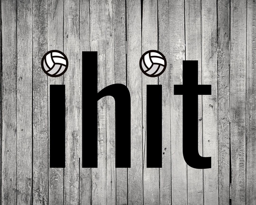 Ihit Volleyball Svg - Etsy