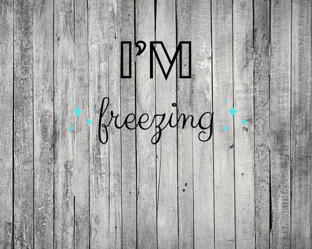 Im Freezing Svg - Etsy
