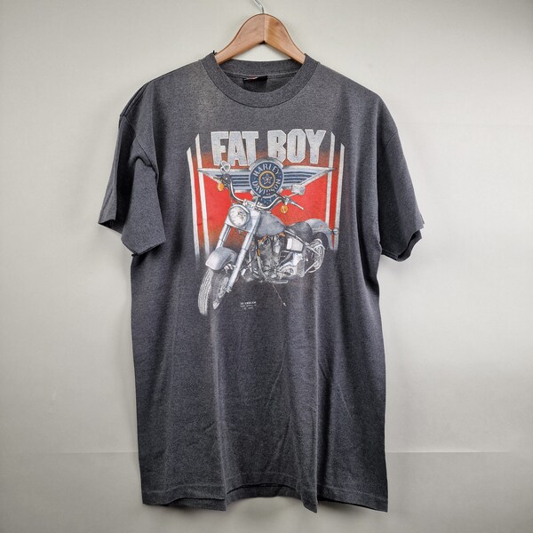 Harley Davidson Fat Boy Shirt - Etsy