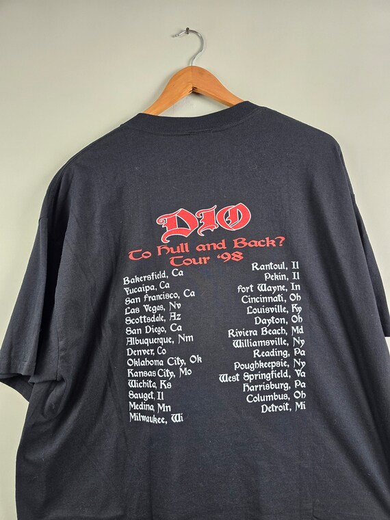 1998 Dio Inferno Last in live Black Sabbath XL 24" 33" - Gem