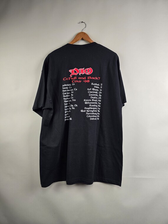 1998 Dio Inferno Last in live Black Sabbath XL 24" 33" - Gem